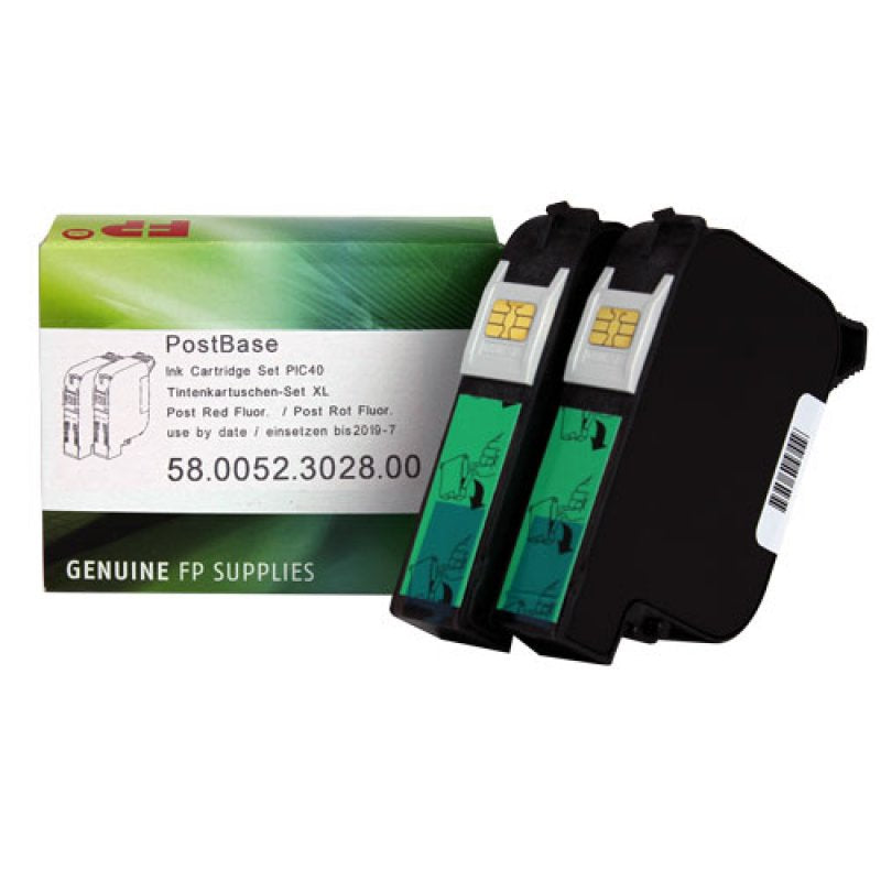 PostBase PIC-40 High Capacity Ink Cartridge Set (OEM) — MailPost Systems