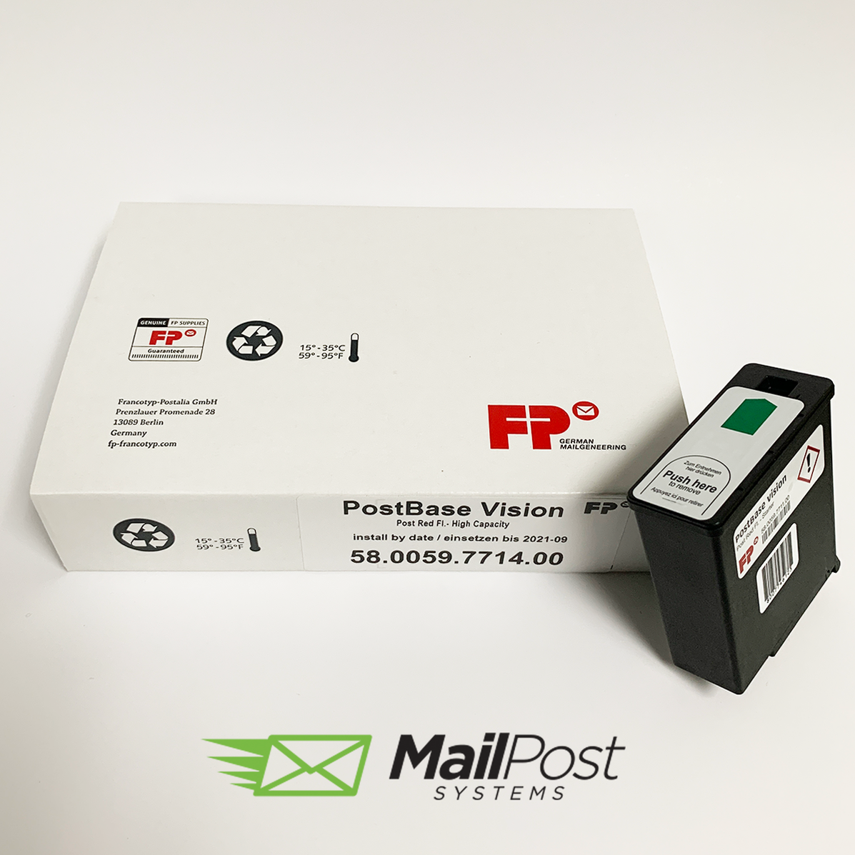 PostBase Vision Ink Cartridge (OEM) – High Capacity — MailPost Systems