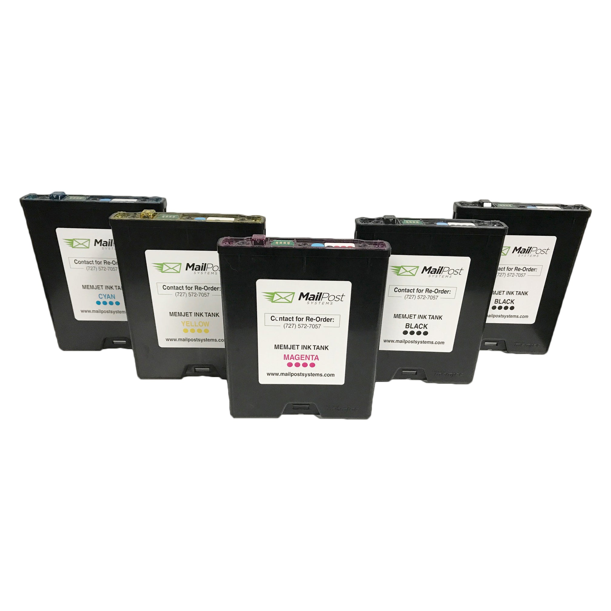 Memjet OEM Ink Tanks / Ink Cartridges (Complete Set) — MailPost Systems